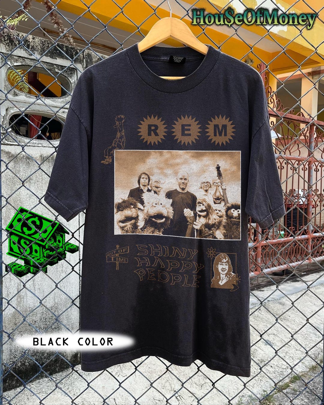 R.E.M. Shiny Happy People T-shirt - Etsy