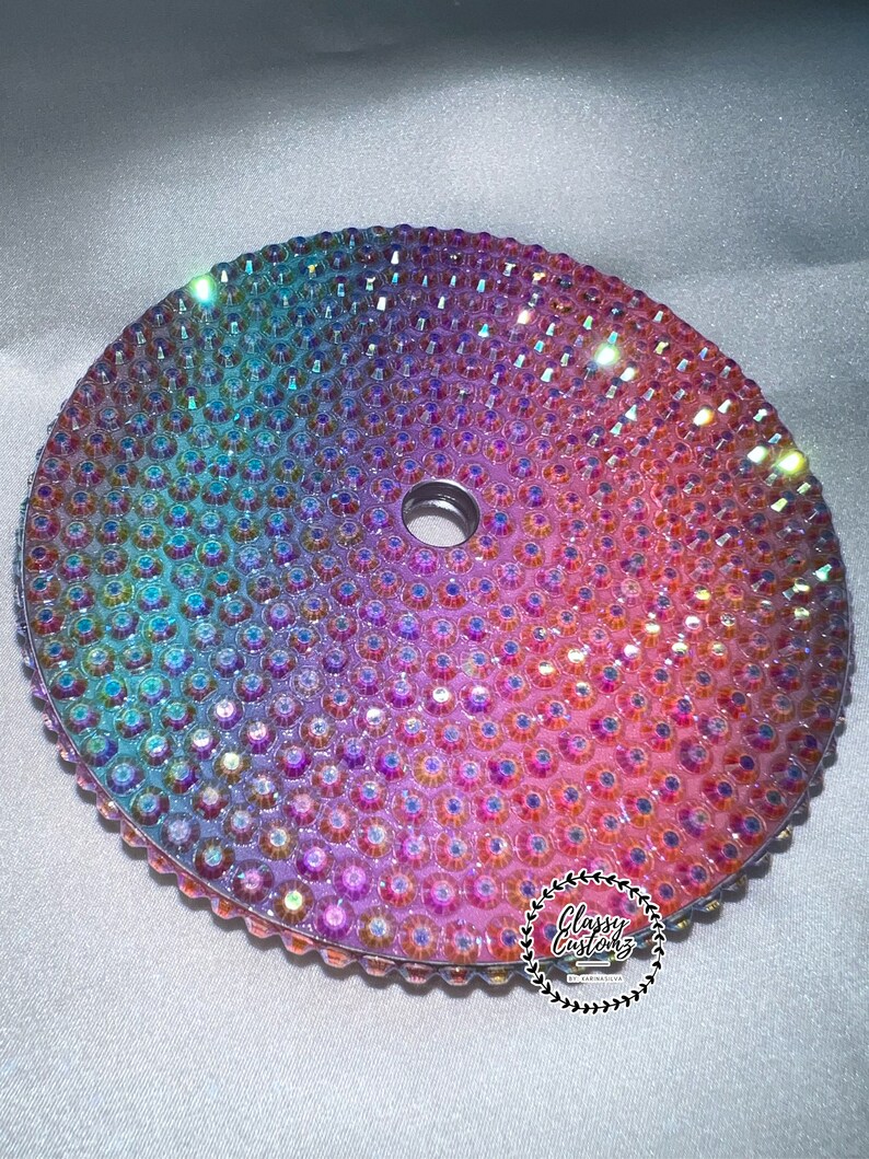 Rainbow Sherbet Drip Rhinestone Tumbler Rhinestone Tumbler - Etsy