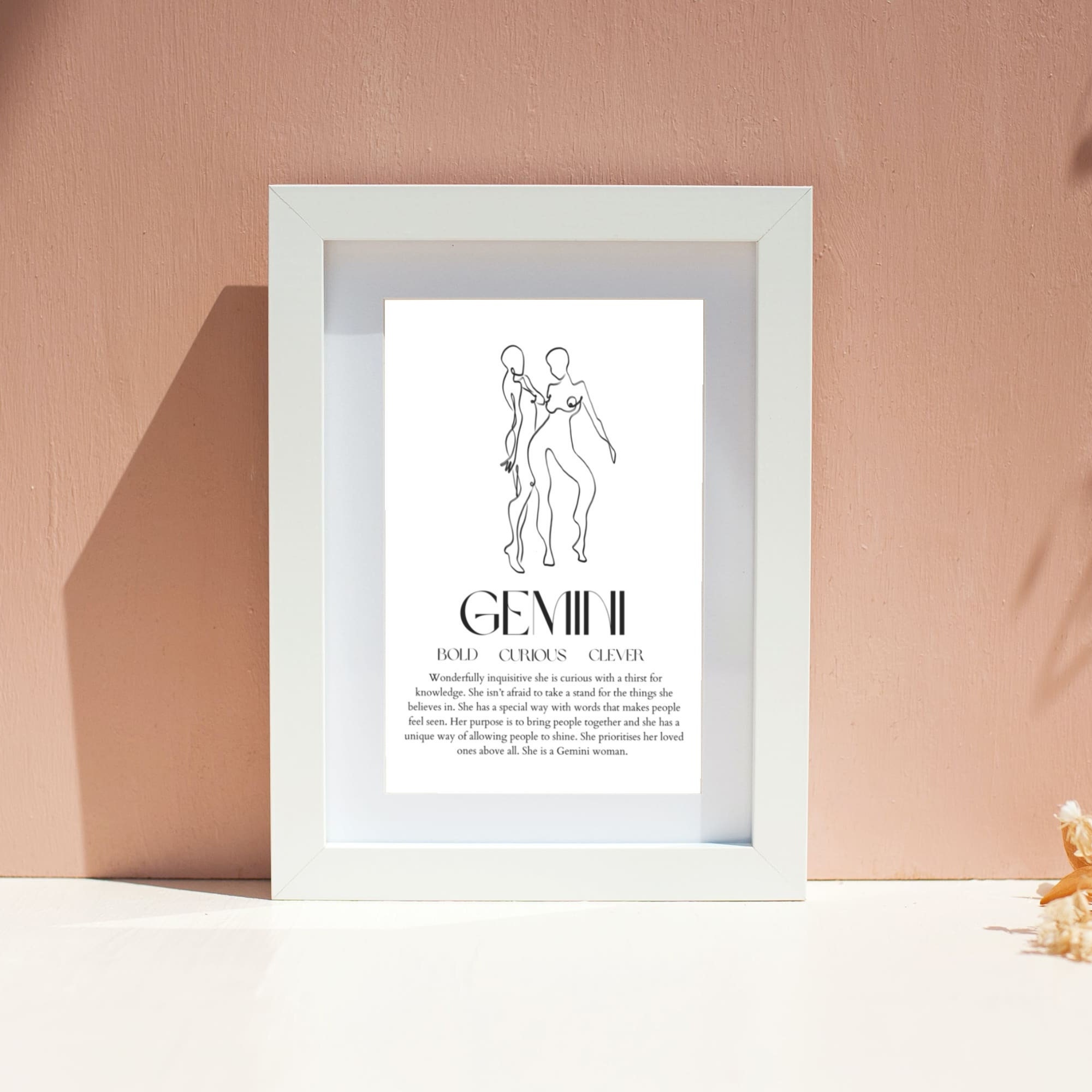 Gemini Astrology Print, Star Sign SVG Instant Download, Astrology Print ...