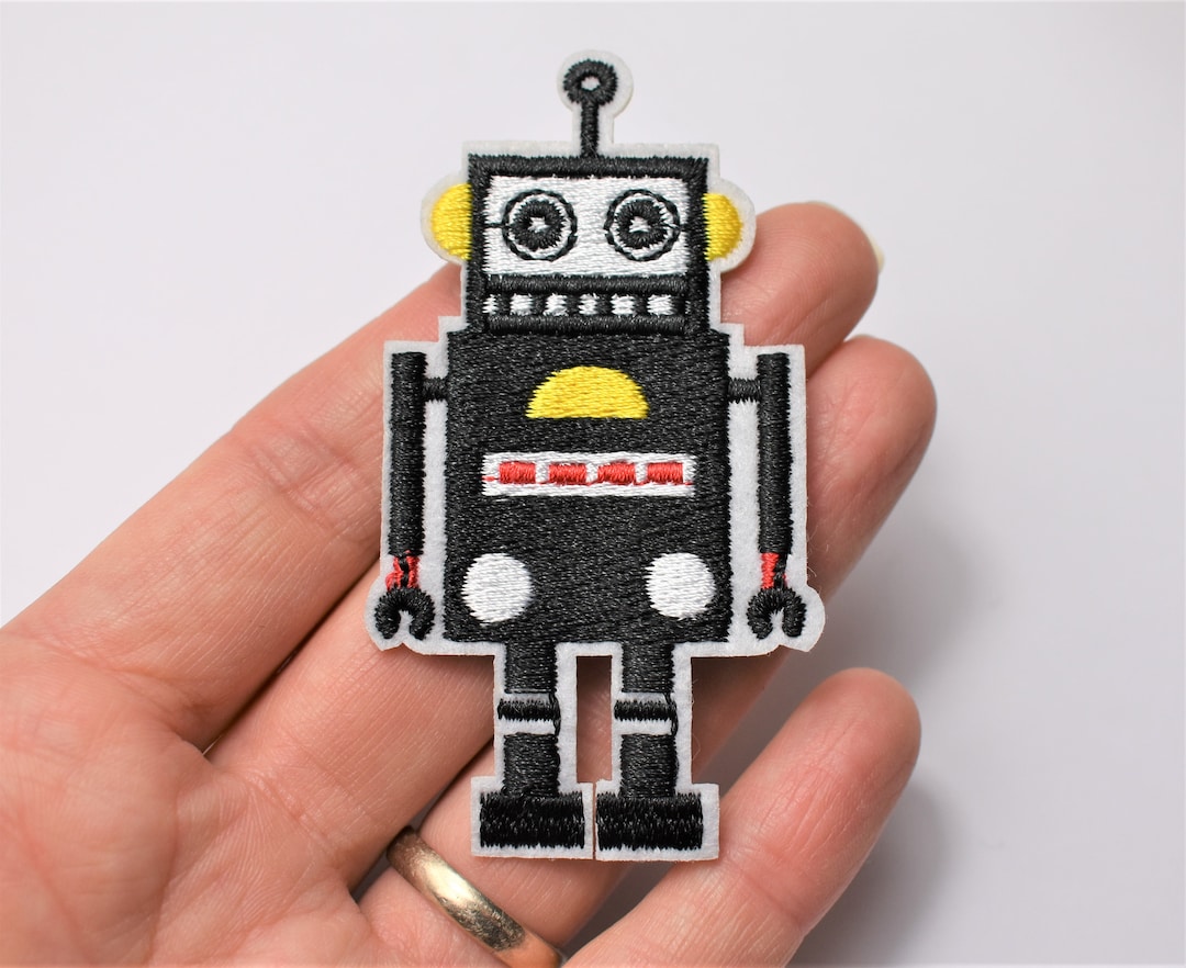 CLOSING DOWN Robot Clothing Patch or Applique - Etsy