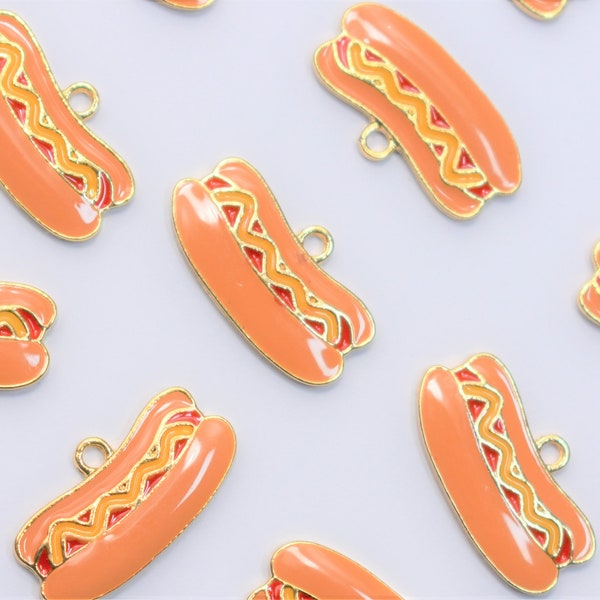 Hot Dog Pendant - Etsy
