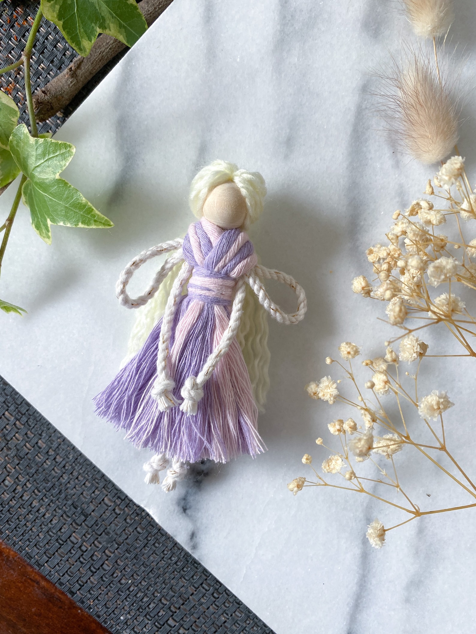 Macrame Angels | Macrame Worry Dolls | Worry Angels | Worry Dolls ...