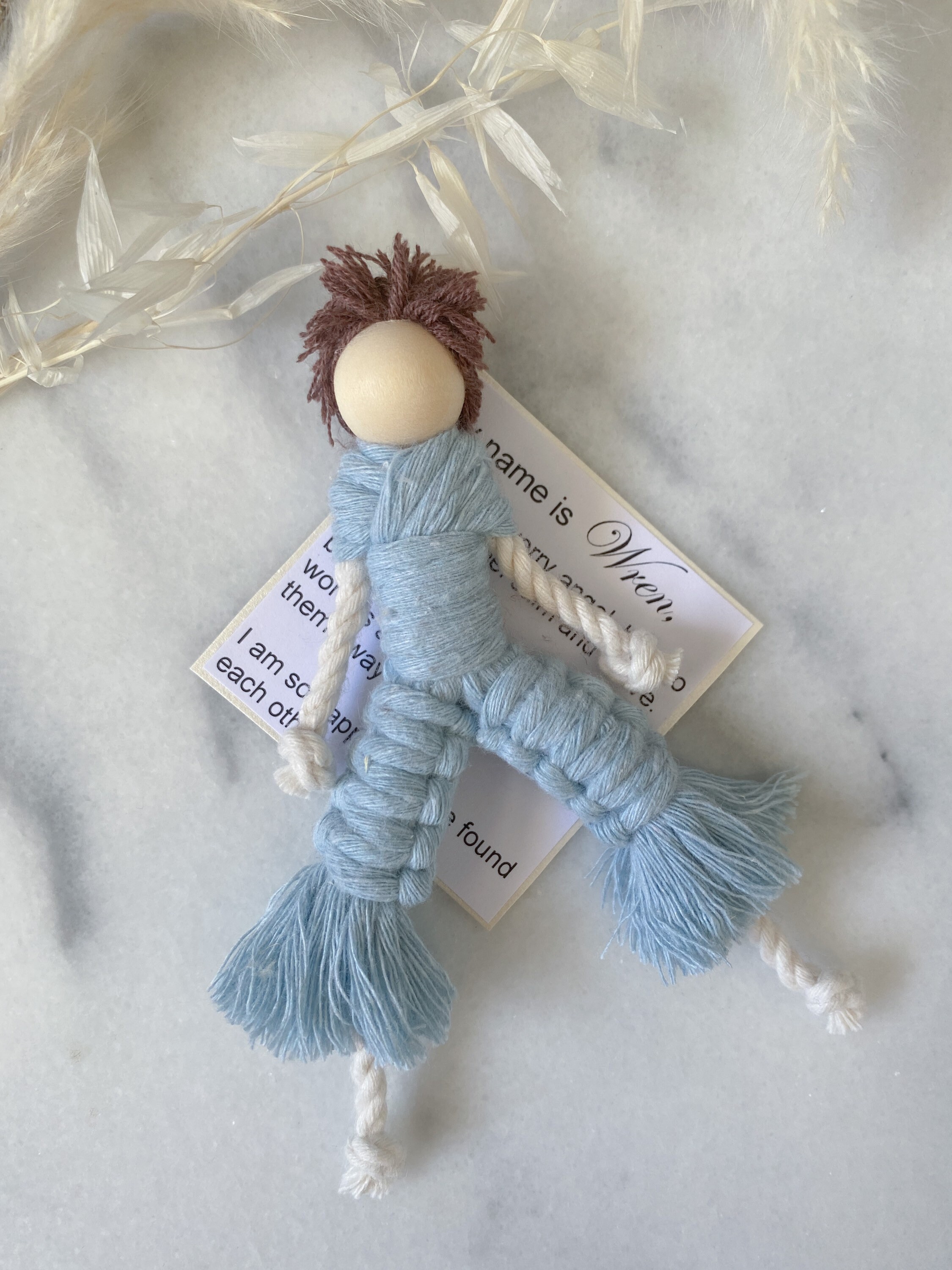 Worry Angels Macrame Angels Worry Dolls - Etsy Australia