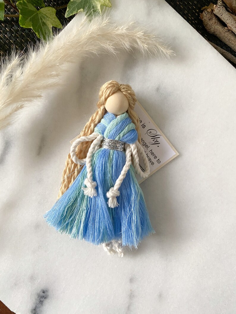 Macrame Angels | Macrame Worry Dolls | Worry Angels | Worry Dolls ...