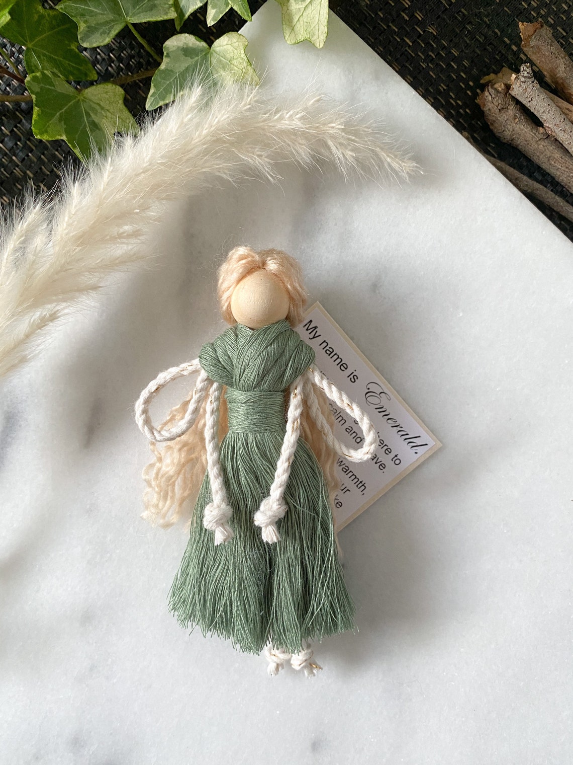 Macrame Angels | Macrame Worry Dolls | Worry Angels | Worry Dolls ...