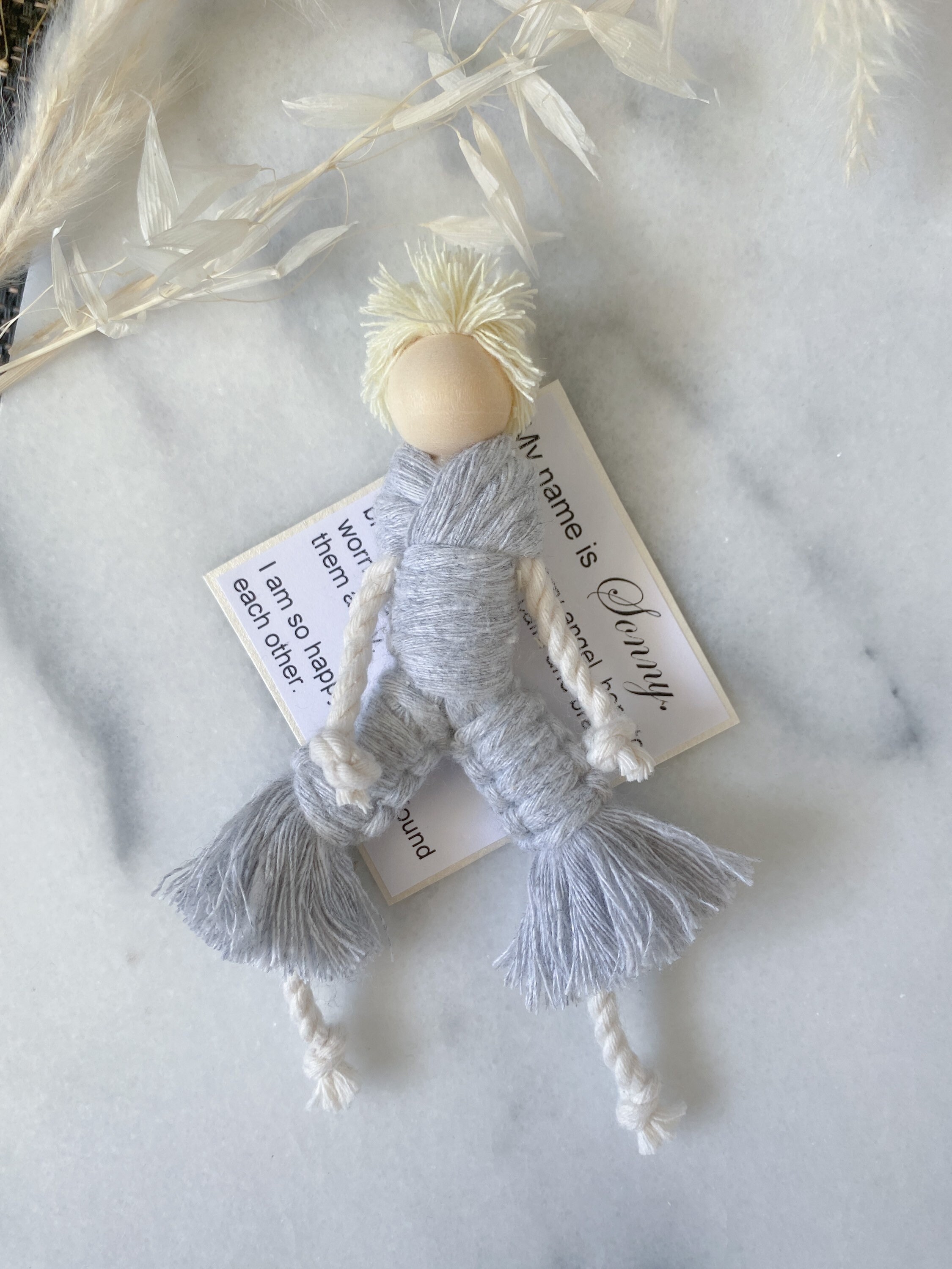Worry Angels Macrame Angels Worry Dolls - Etsy Australia