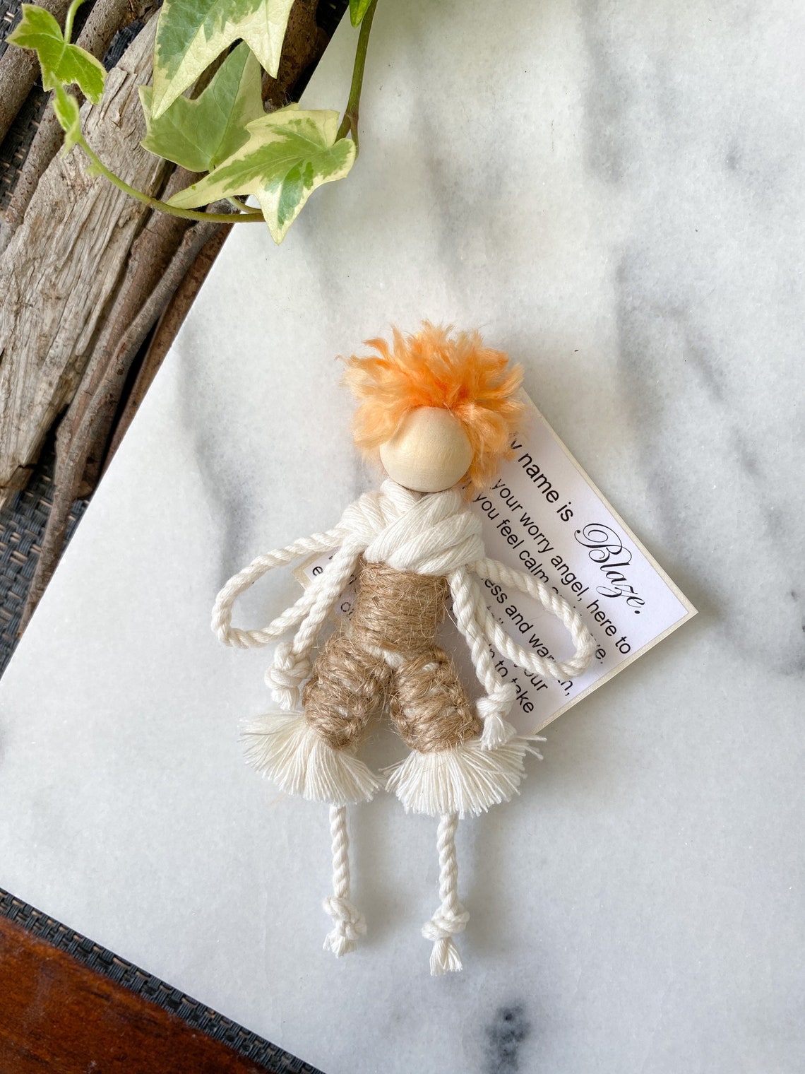 Worry Angels Macrame Angels Worry Dolls | Etsy Australia