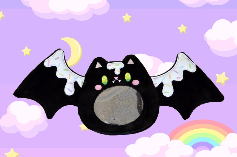 Bat Purse Backpack Kawaii Bag Cute Halloween Bat Halloween - Etsy