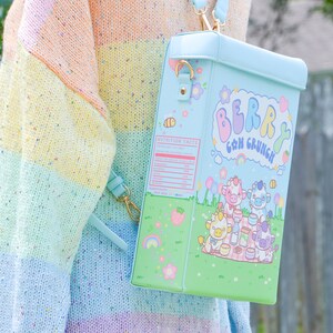 Berry Cow Crunch Kawaii Cereal Backpack, Kawaii Bag, Cute Backpack ...