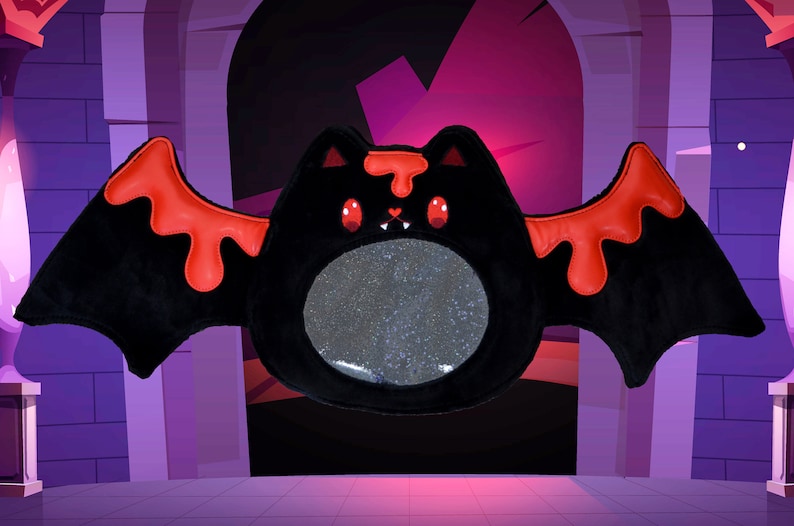 Bat Purse Backpack Kawaii Bag Cute Halloween Bat Halloween - Etsy