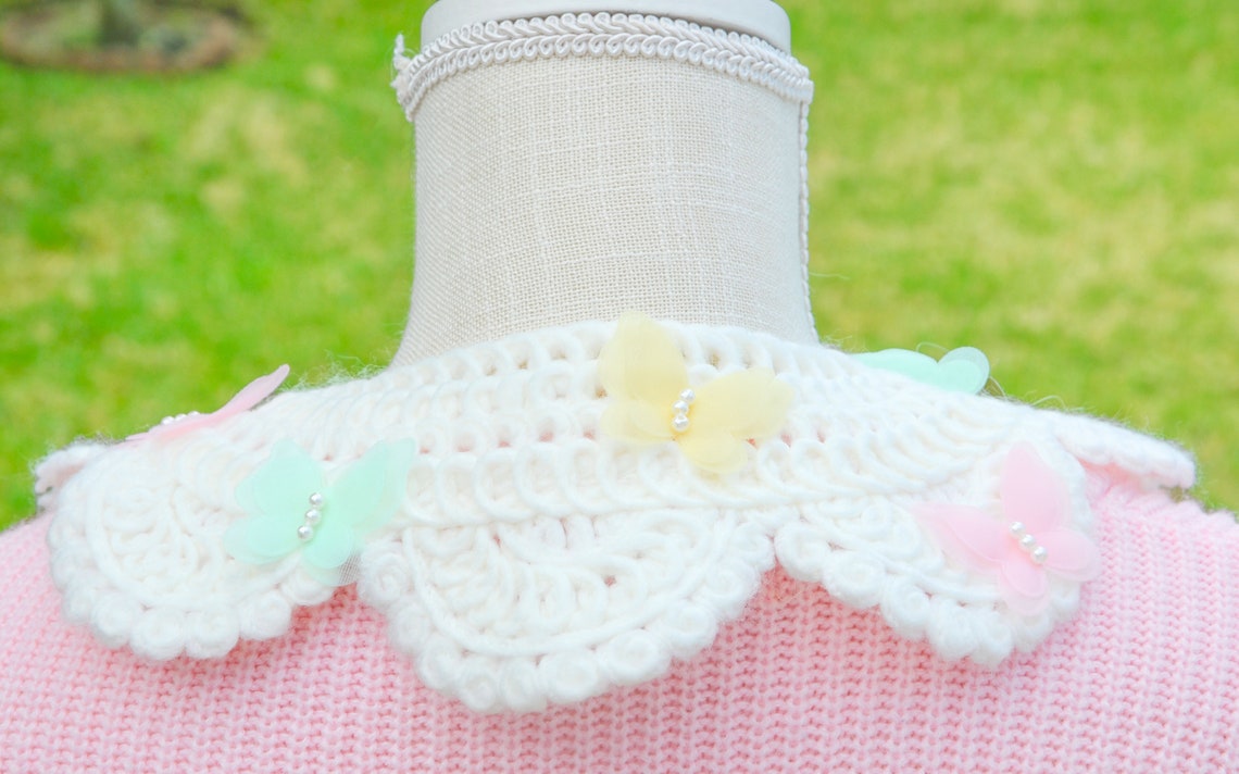 Cottagecore Butterfly Collar - Etsy