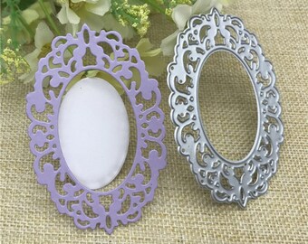Oval Frame Die Cut | Etsy