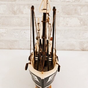 Vintage Ship Figurine - Antique Nautical Model | Collectible Historical ...