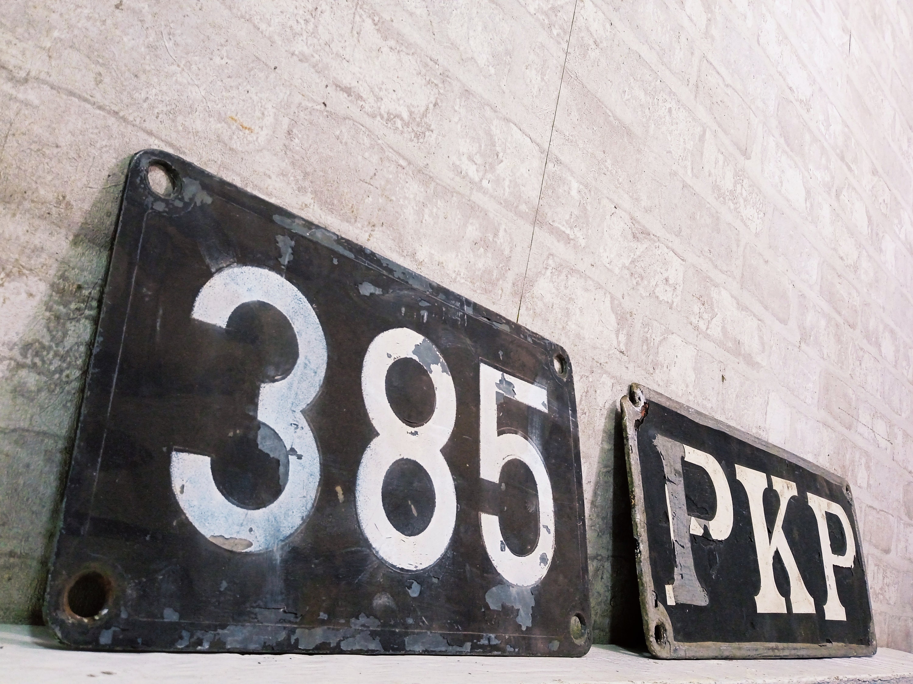 Vintage Locomotive Side Numbers Train Plate Numbers Old - Etsy