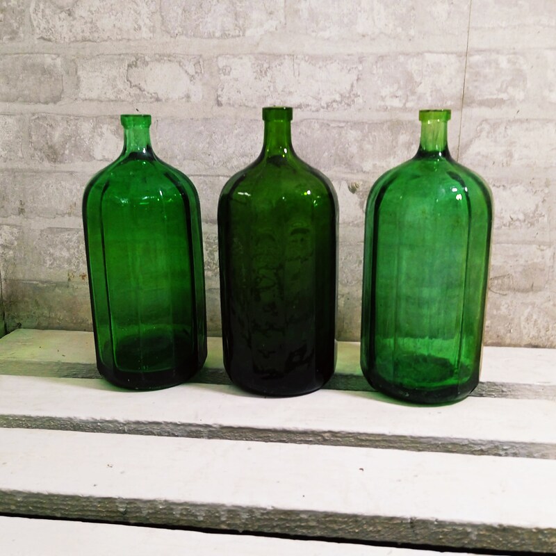 Green Glassware - Etsy