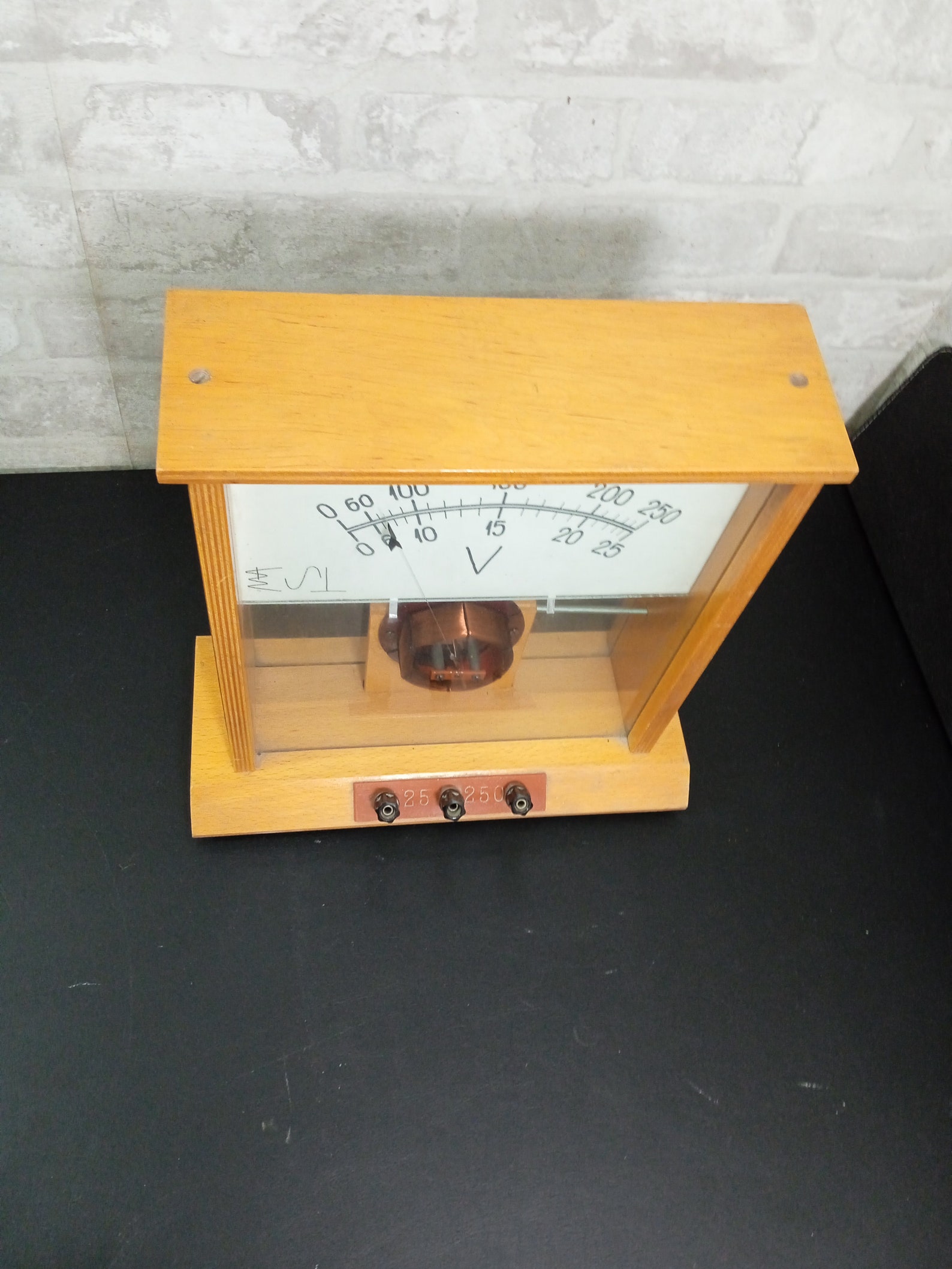 VINTAGE Ammeter Voltmeter Vintage Electricity Meter Electricity Checker ...