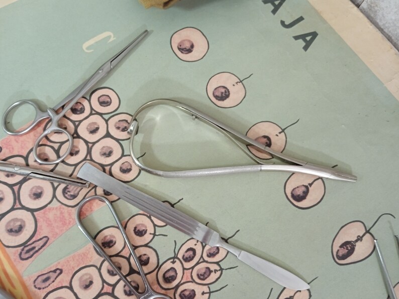 Vintage Surgical Tool Set in Case Antique Medical Instruments ...