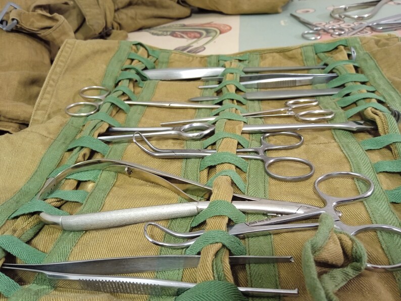 Vintage Surgical Tool Set in Case Antique Medical Instruments ...