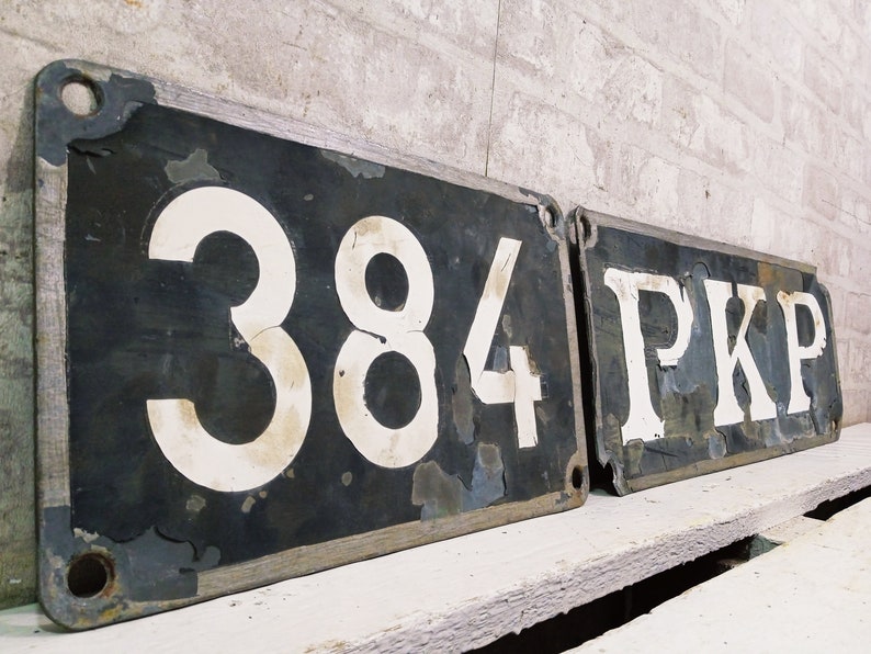 Vintage Locomotive Side Numbers, Train Plate Numbers, Old Locomotive ...