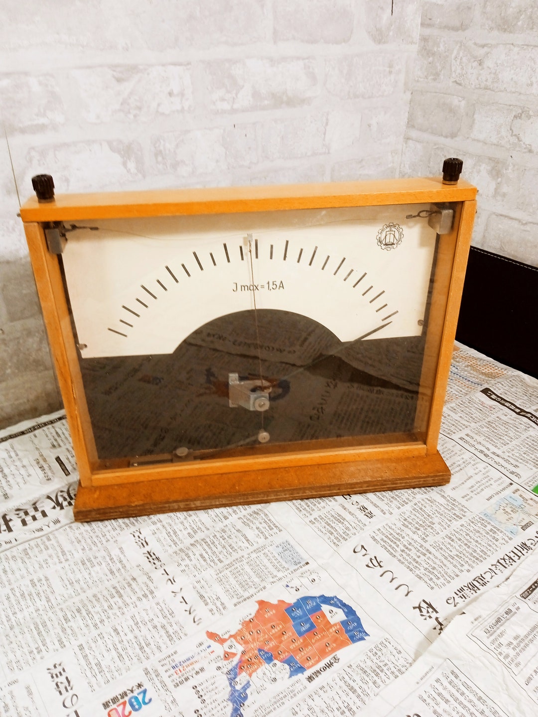Vintage Ammeter Voltmeter - Antique Electrical Instrument | Collectible ...