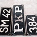 Vintage Locomotive Side Numbers, Train Plate Numbers, Old Locomotive ...