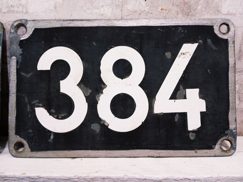 Vintage Locomotive Side Numbers Train Plate Numbers Old - Etsy