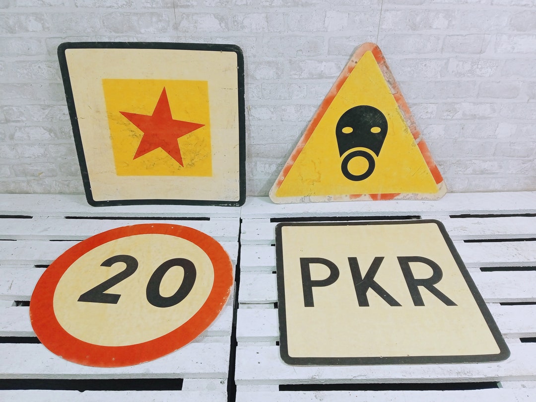 OLD SIGN DECORATIONS Polish Signs Vintage Signs - Etsy