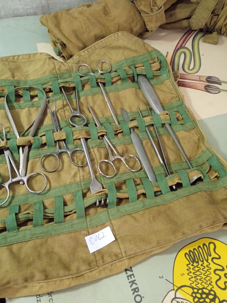 Vintage Surgical Tool Set in Case Antique Medical Instruments ...