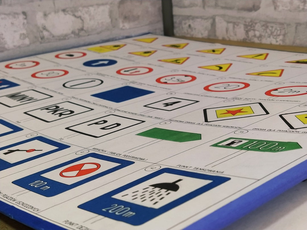 Polish Road Signs Book - Educational Guide to Traffic Symbols - Unique ...