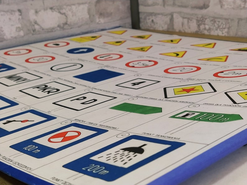 HUGE SIGN BOOK Polish Sign Book Vintage Book, Traffic Signs - Etsy