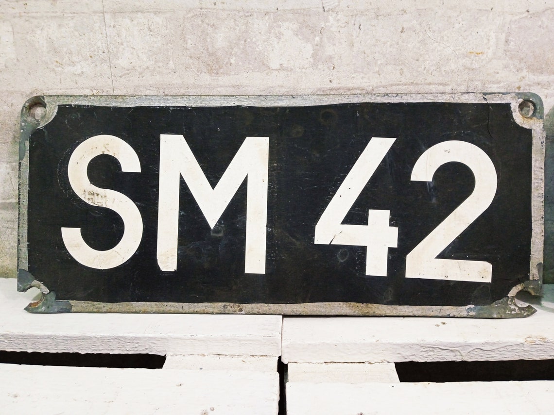 Vintage Locomotive Side Numbers, Train Plate Numbers, Old Locomotive ...