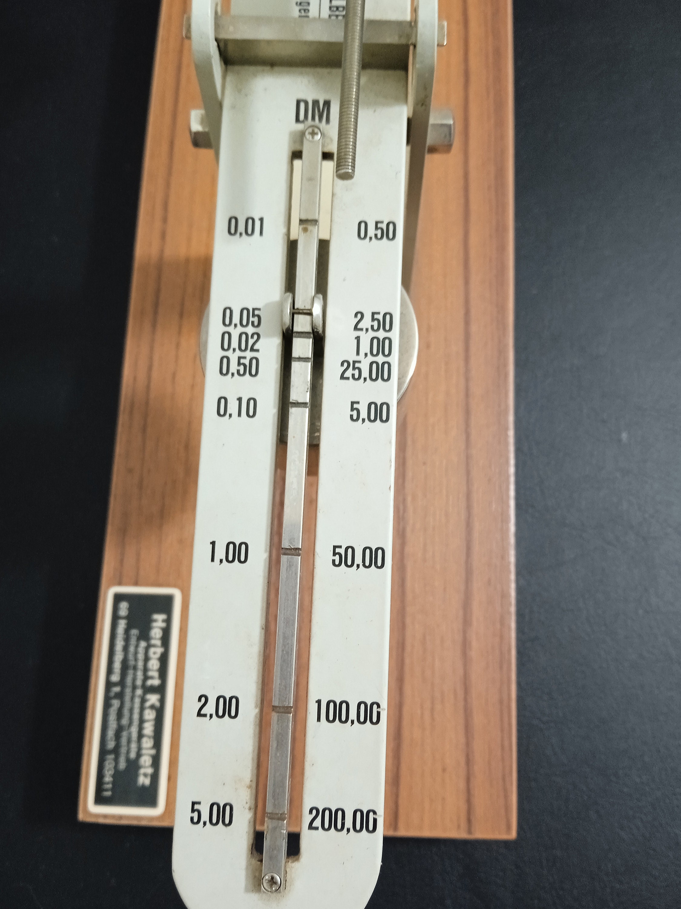 Coinscale for Deutsche Mark, Retro Coin Weighing Scale Antique Currency ...