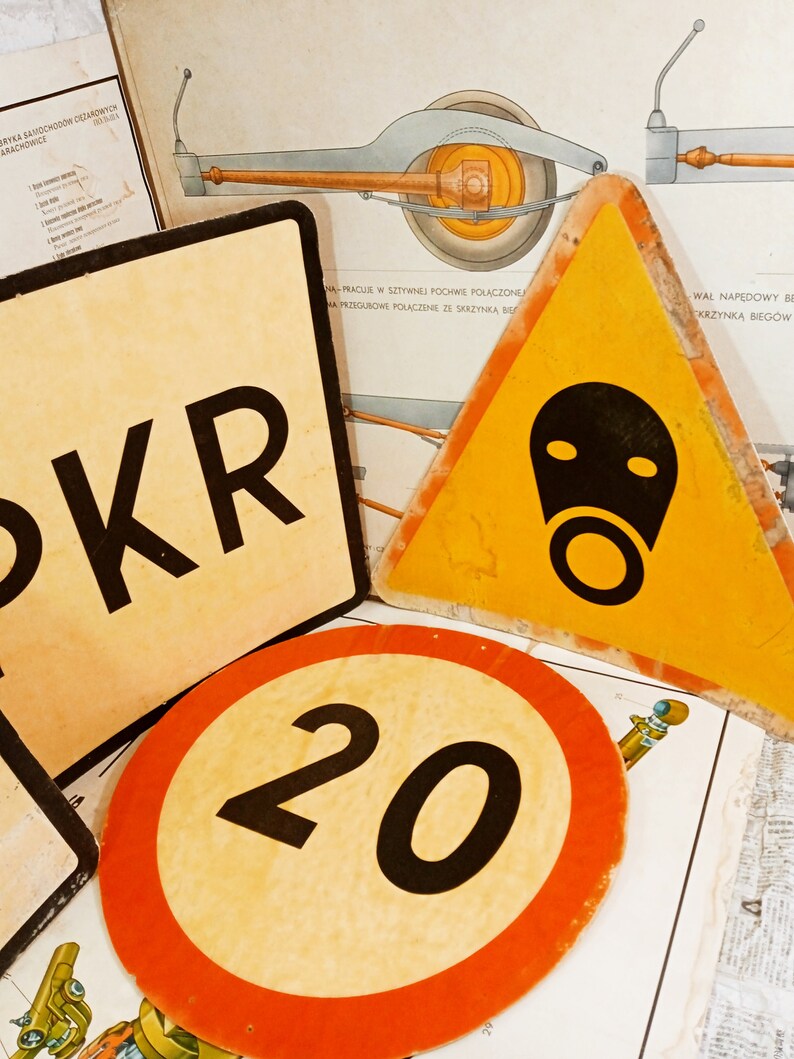 Vintage Traffic Signs - Antique Roadway Artifacts | Collectible Street ...