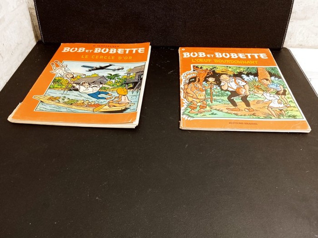 Vintage Belgian Comic Posters | Bob Et Bobette | Set of 4 Retro Comic Posters - Perfect for Home ...