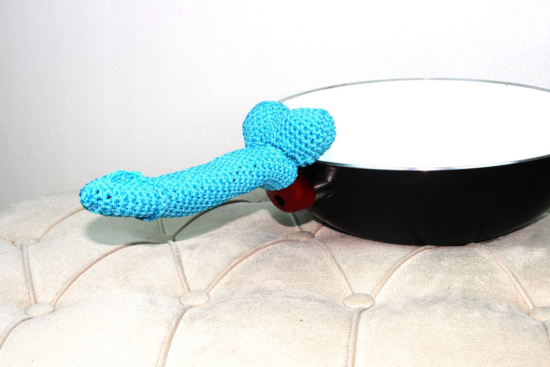 Funny Penis Pot Holder, Crochet Penis, Gag Gift, Naughty Pot Cover ...
