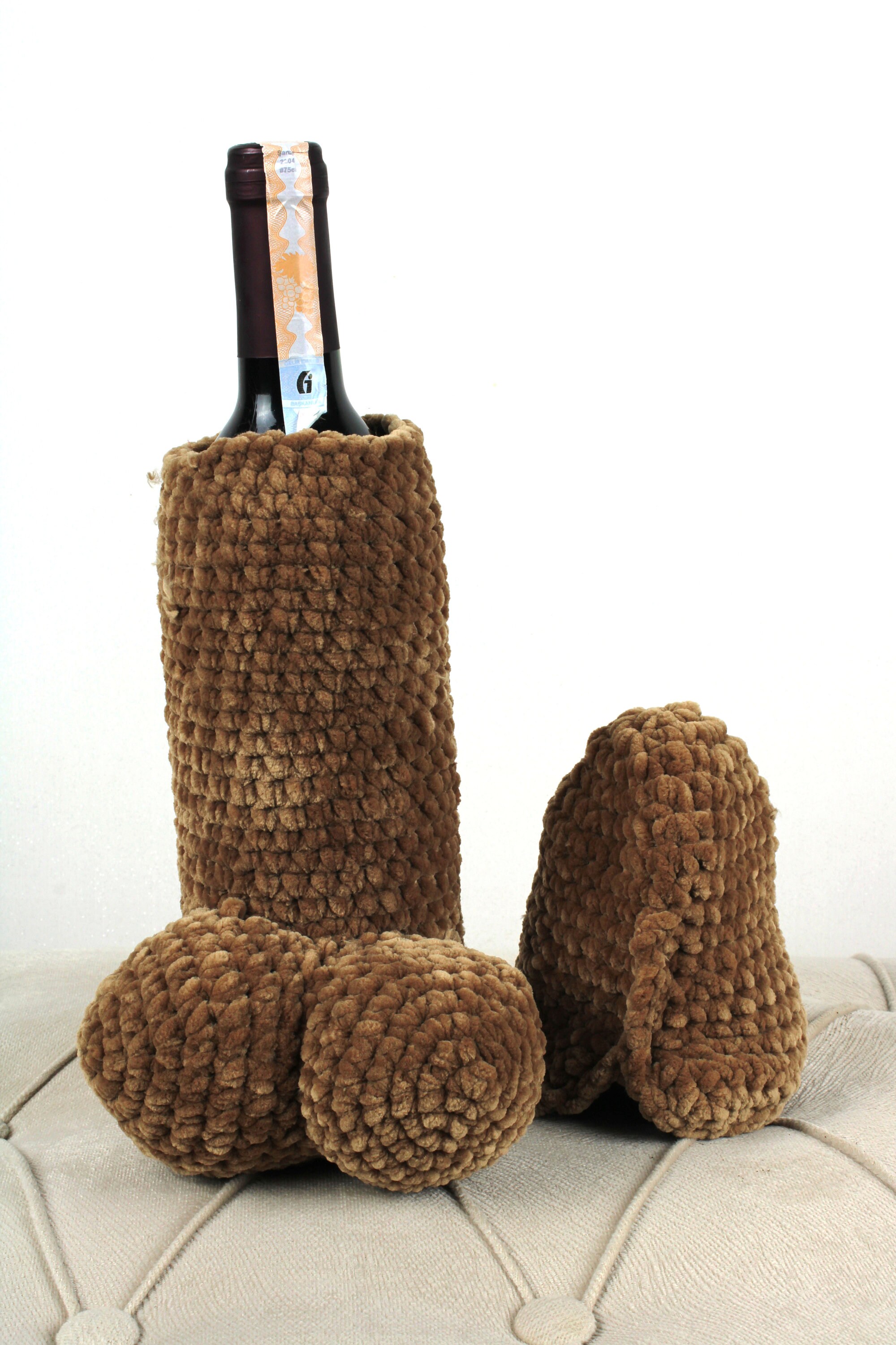Penis Wine Bag Holder Winedick Wine Bag Crochet Penis Etsy Uk