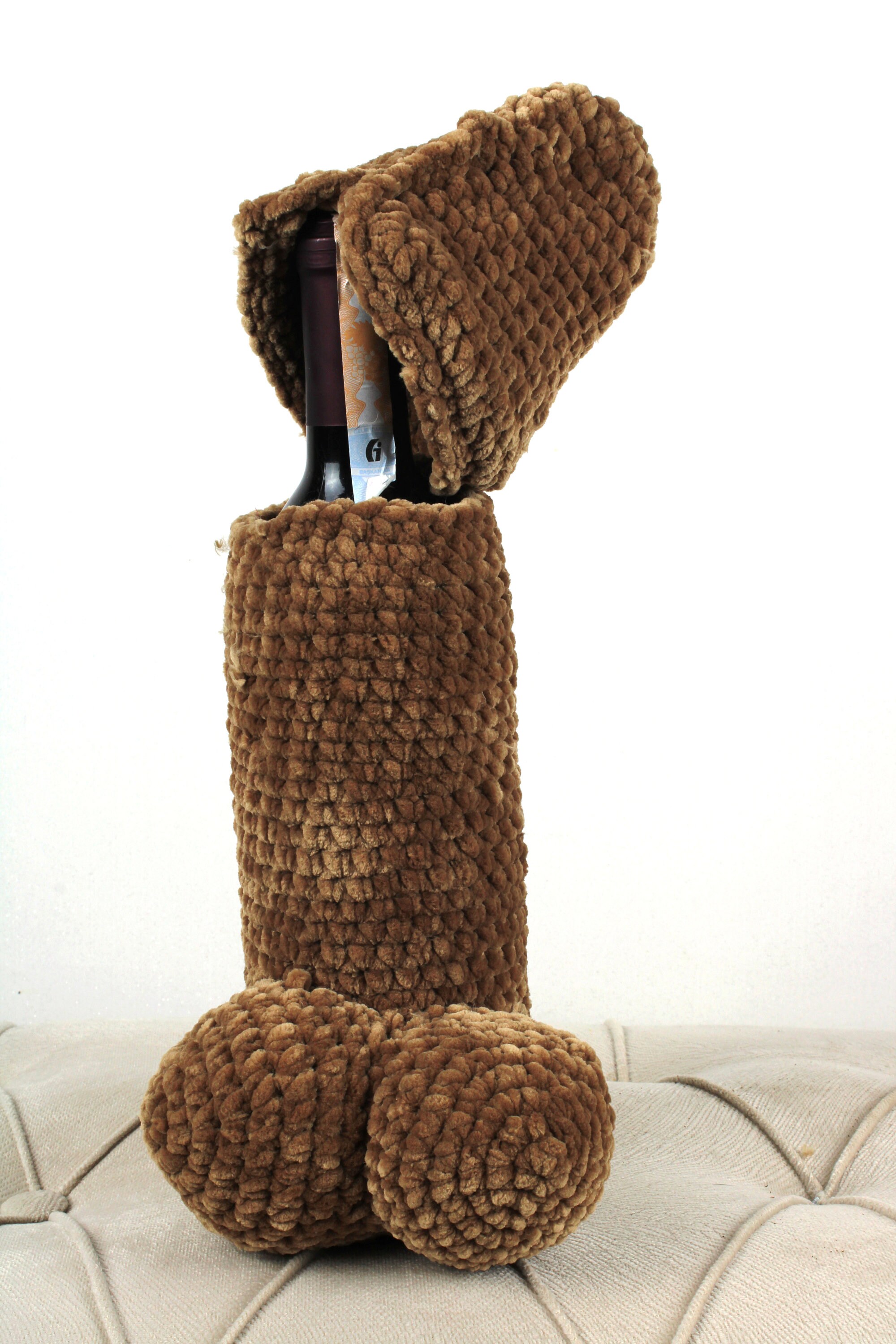 Penis Wine Bag Holder Winedick Wine Bag Crochet Penis Etsy Uk
