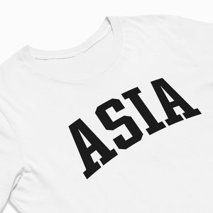 Asia Shirt: Asia T-shirt / College Style T Shirt / Vintage - Etsy