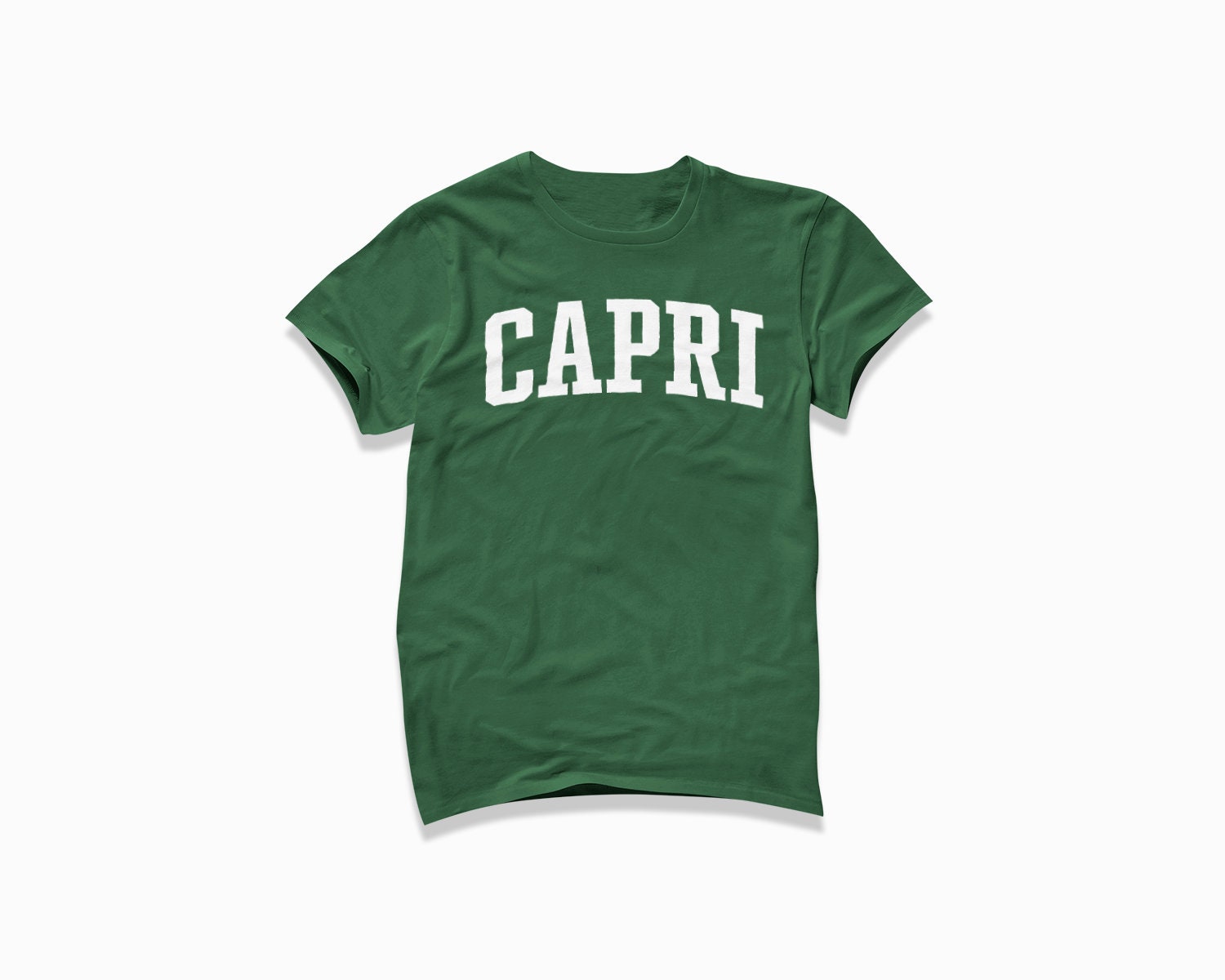 Capri Shirt: Capri Italy T-shirt / College Style T Shirt / - Etsy