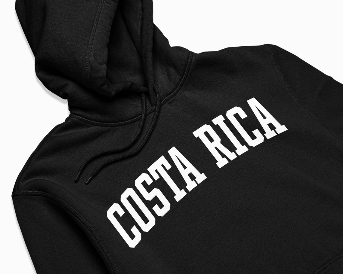 Costa Rica Hoodie: Costa Rica Hooded Sweatshirt / College | Etsy
