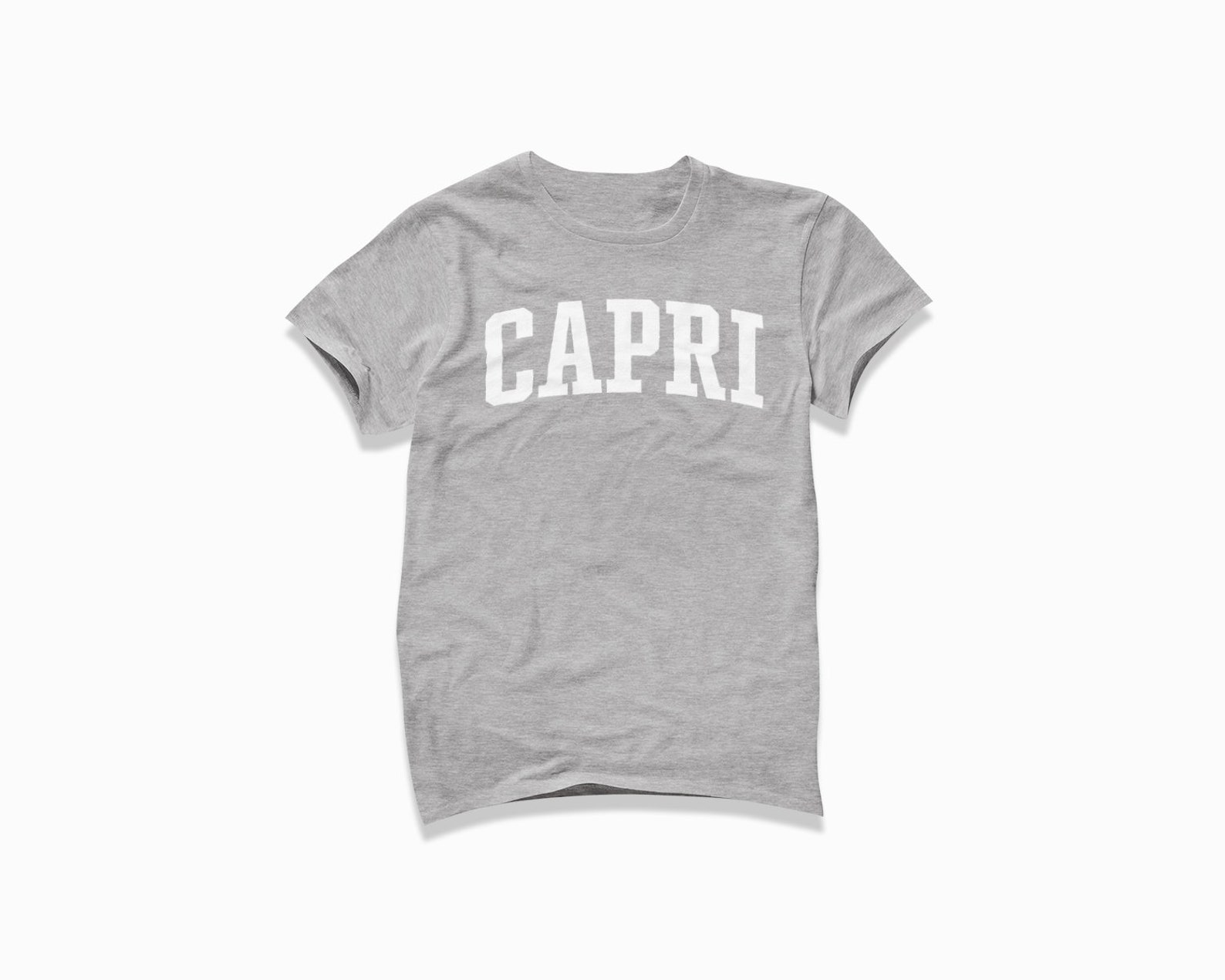 Capri Shirt: Capri Italy T-shirt / College Style T Shirt / - Etsy