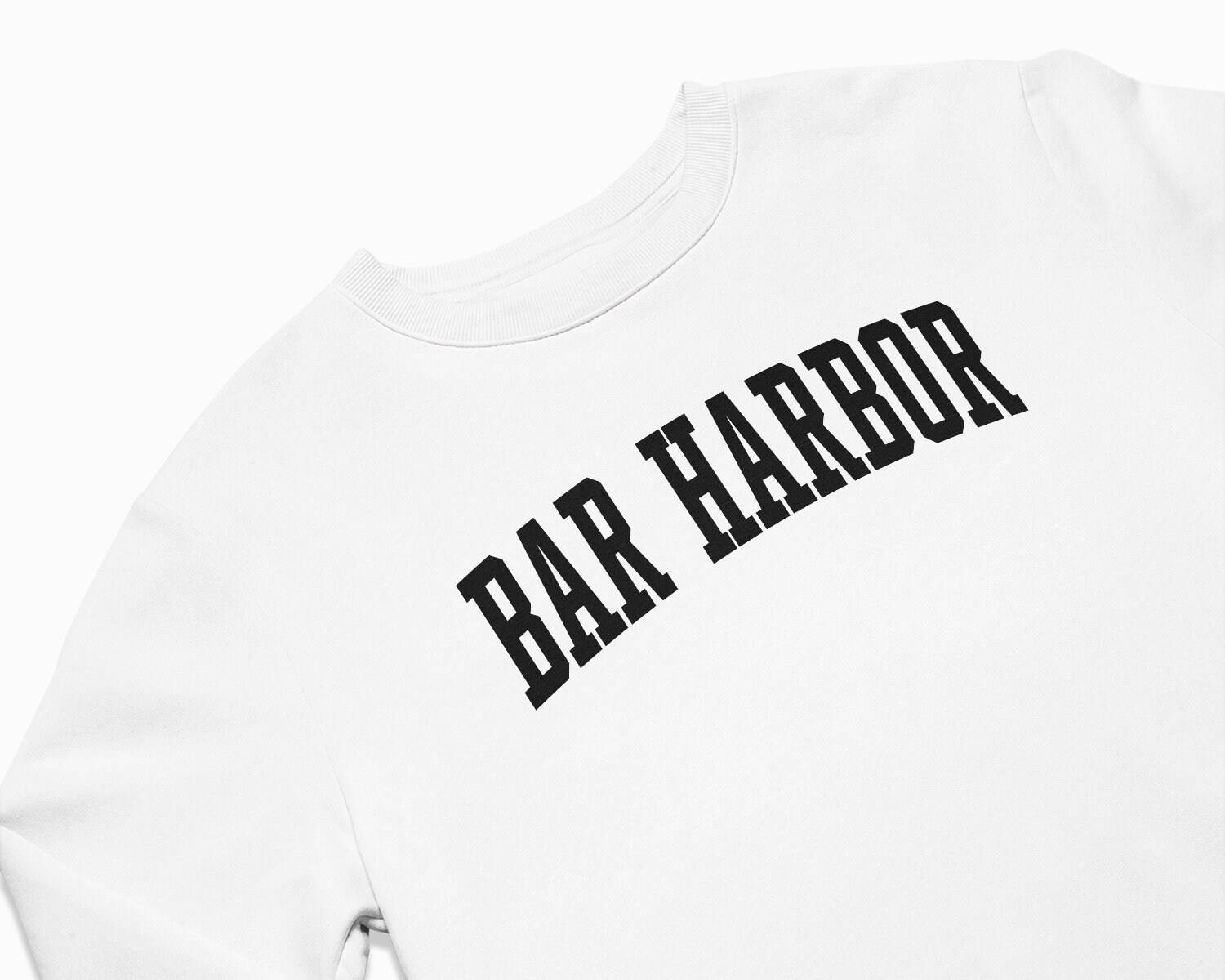 Bar Harbor Sweatshirt: Bar Harbor Maine Crewneck / College - Etsy