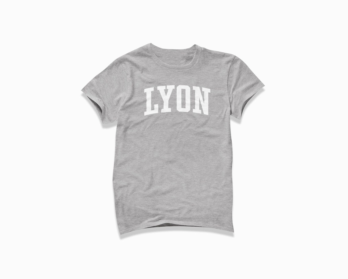Lyon Shirt: Lyon France T-Shirt / College Style T Shirt / | Etsy