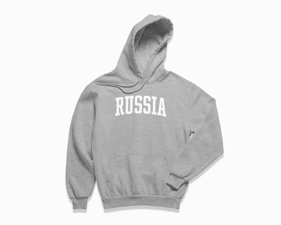 Russia Hoodie: Russia Hooded Sweatshirt / College Style | Etsy