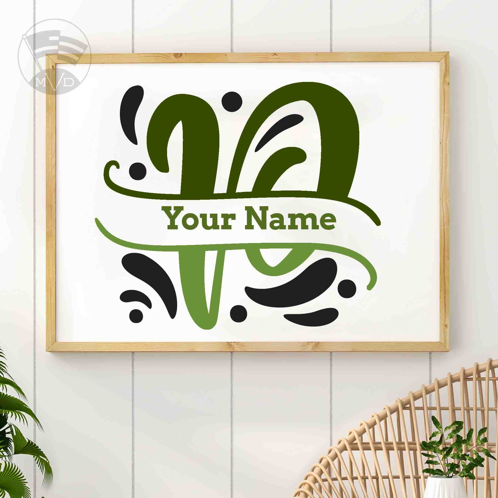 Letter P Split Monogram Svg Eps Dxf Png Bundle to Make Personal Reunion ...