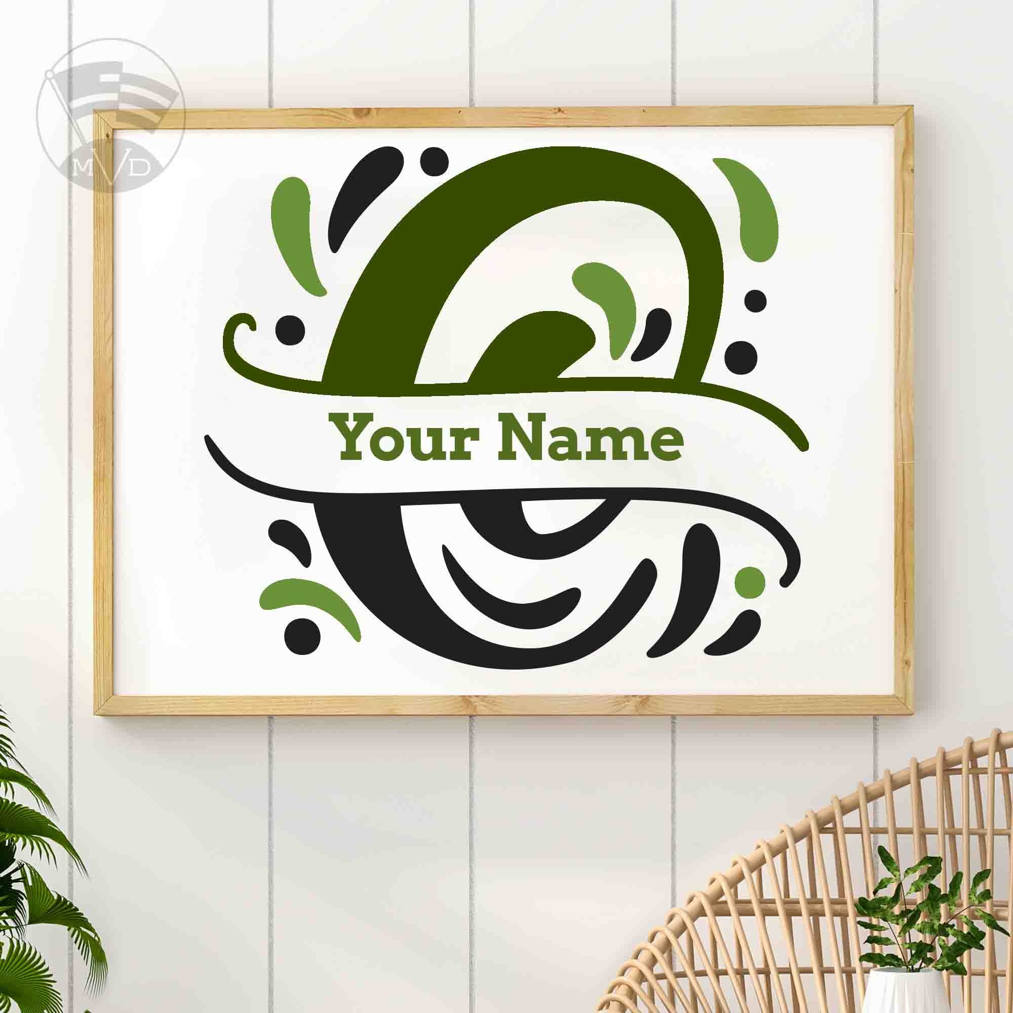 Letter C Split Monogram Svg Eps Dxf Png Bundle to Make Personal Reunion ...