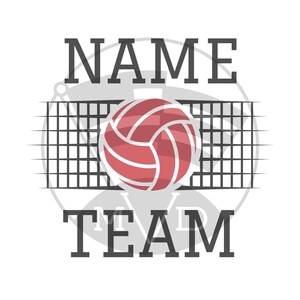 Custom Volleyball Net Svg Png Eps Dxf Bundle for Personal, Commercial ...