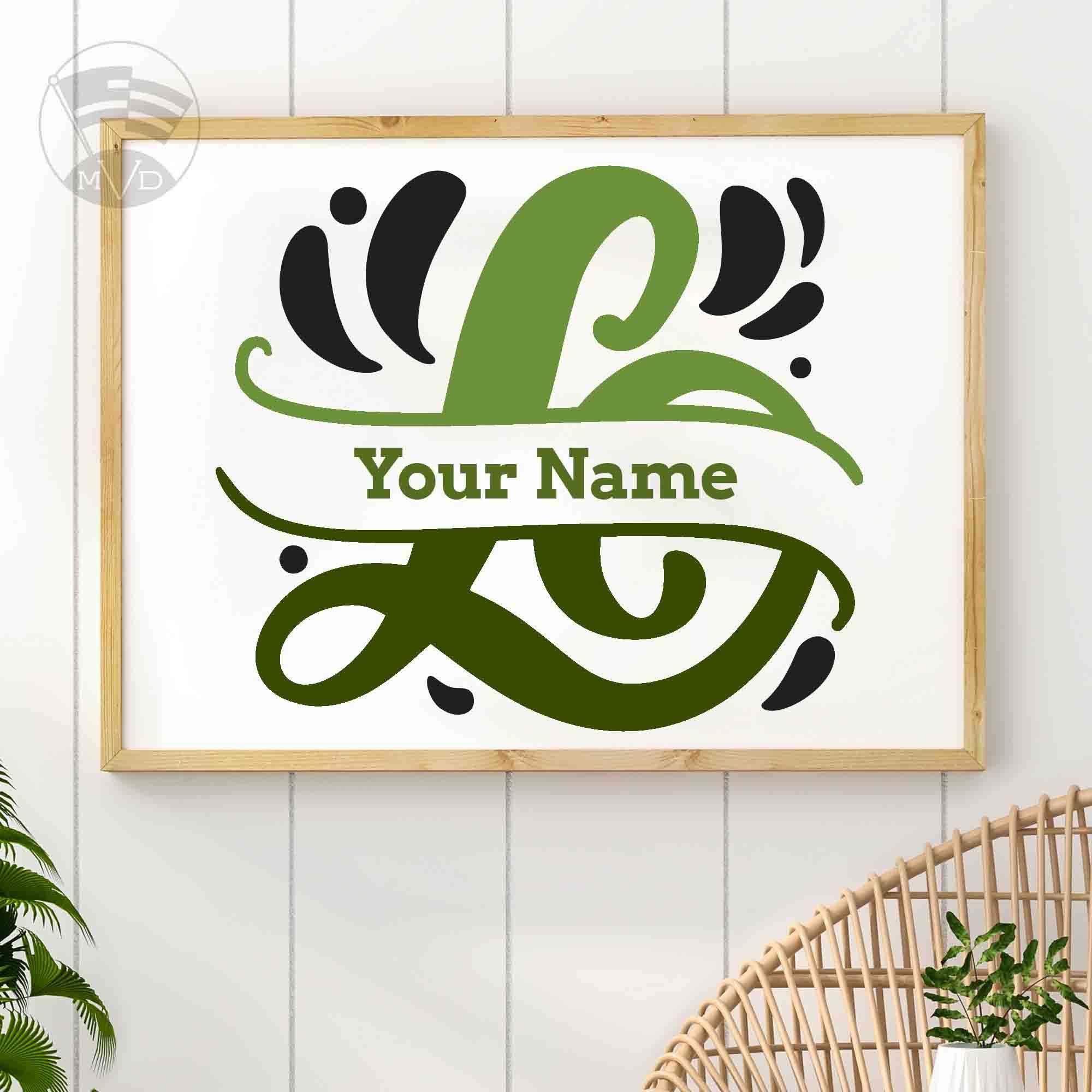 Buy Letter L Split Monogram Svg Eps Dxf Png Bundle to Make Personal ...