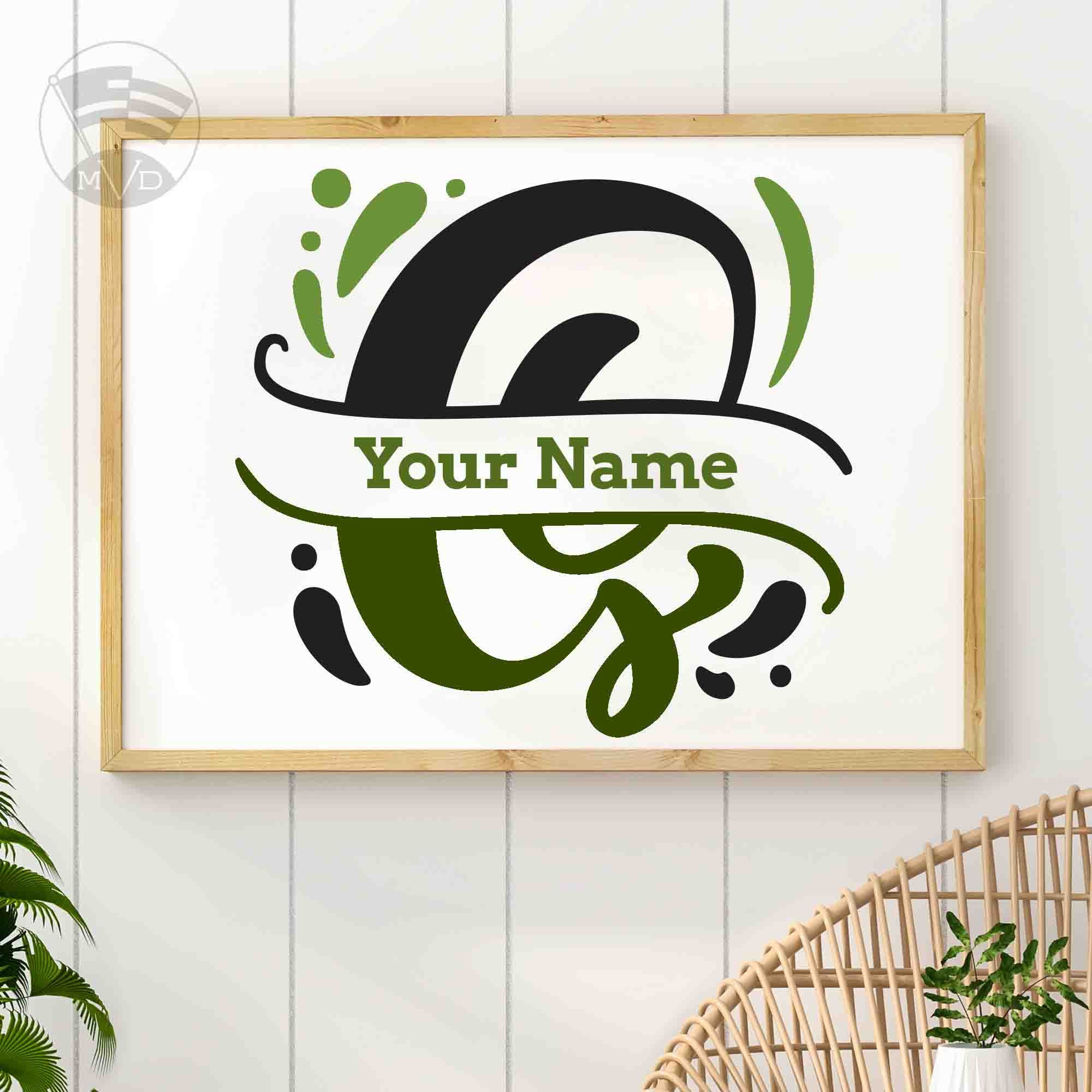 Letter G Split Monogram Svg Eps Dxf Png Bundle to Make - Etsy