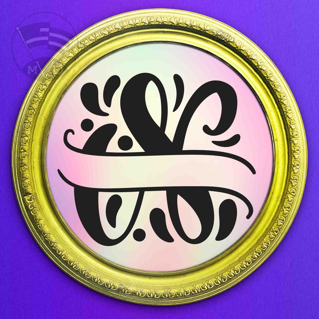 Letter N Split Monogram Svg Eps Dxf Png Bundle to Make Personal Reunion ...